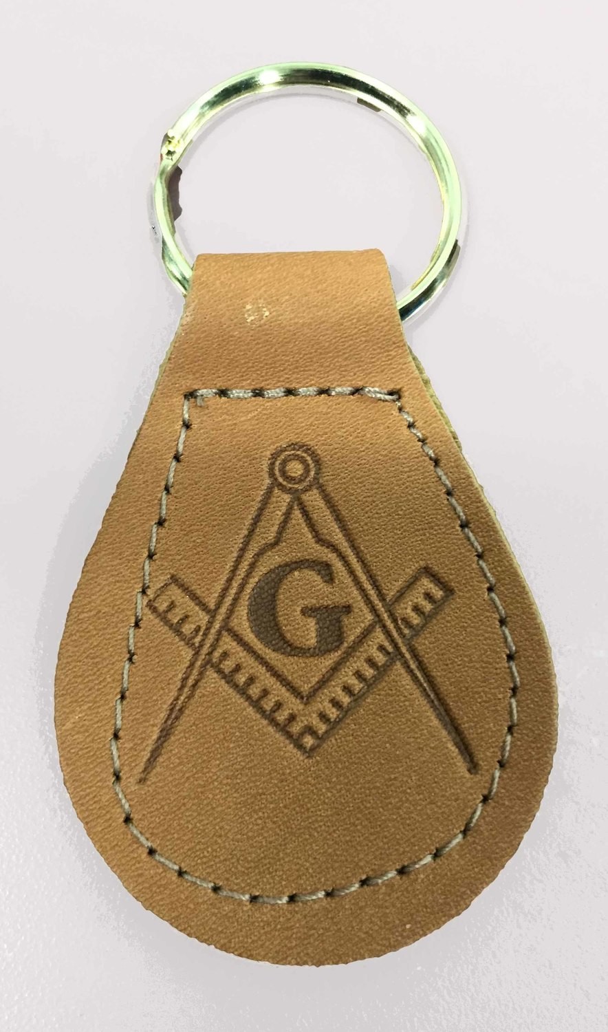 Leather Masonic Key Ring – Milford Commandery Store – Knights Templar