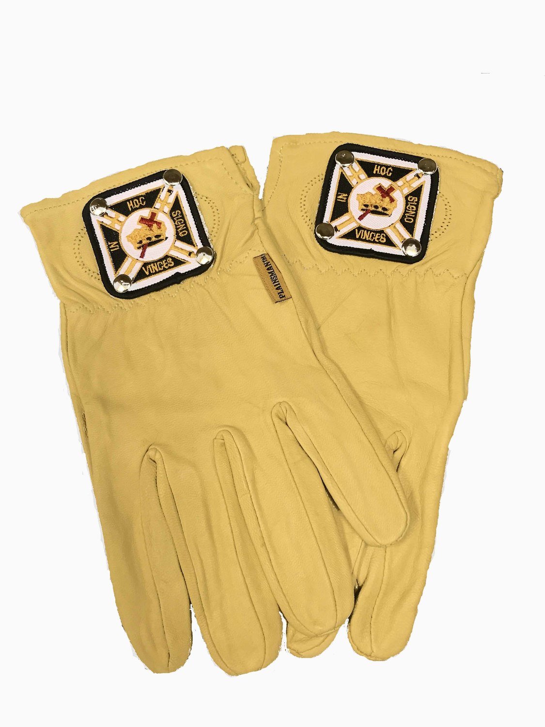 Gloves, Leather Buff Glove (with Knight Templar emblem) – Milford ...