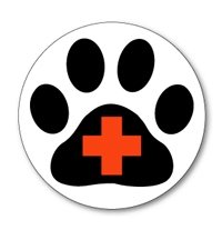 Sticker: Paw Cross
