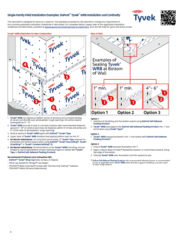 Store - Parksite » 43-D100855 DuPont Tyvek Building Envelope Systems ...