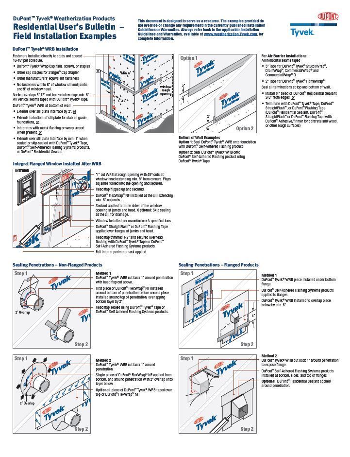 K29432 DuPont Tyvek Building Envelope Systems - Residential ...