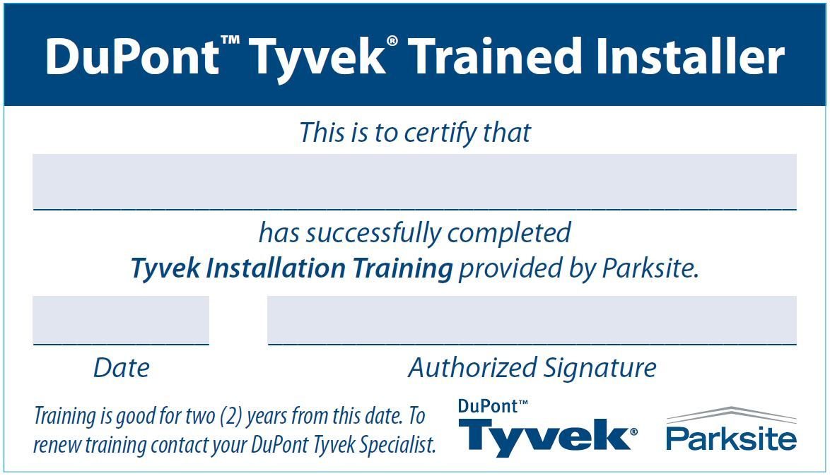 Store - Parksite » Tyvek Trained Card