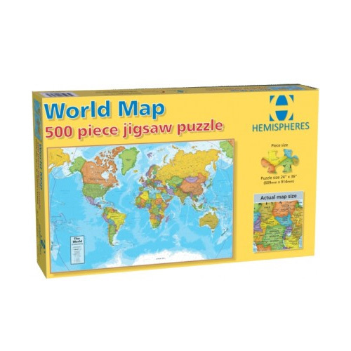 WORLD MAP JIGSAW PUZZLE – Out of This World Shop – Serving all your ...