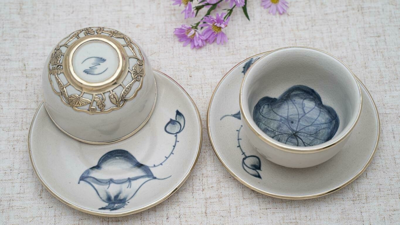 Reaching Out Viet Nam Arts & Craft Lotus Flower Teacup – Store ...
