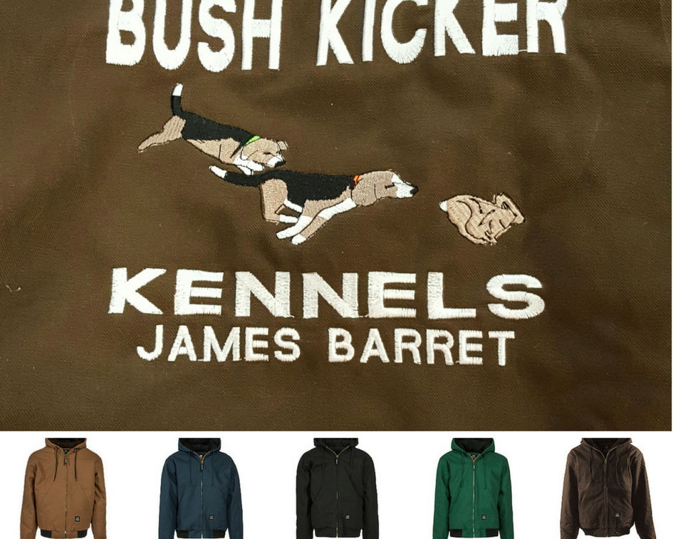 Dogs Running Rabbit Custom Kennel Coat