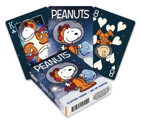 Snoopy In Space Playing Cards