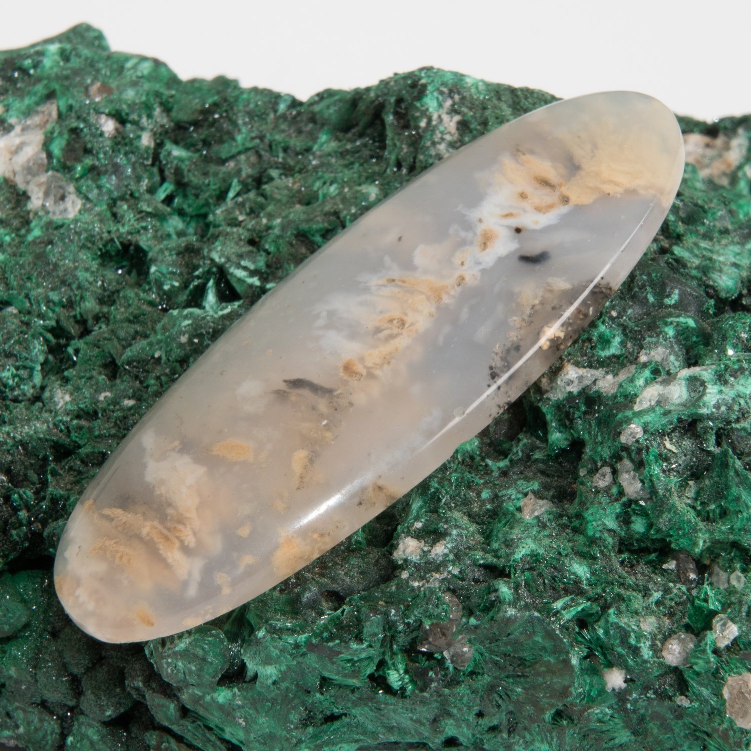 Indonesian Tube Agate Cabochon