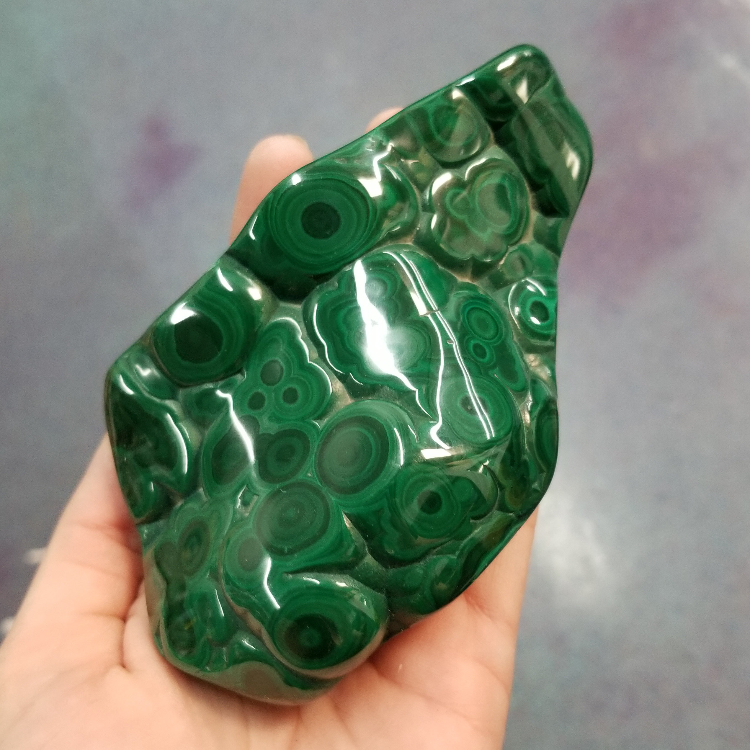 Polished Malachite
