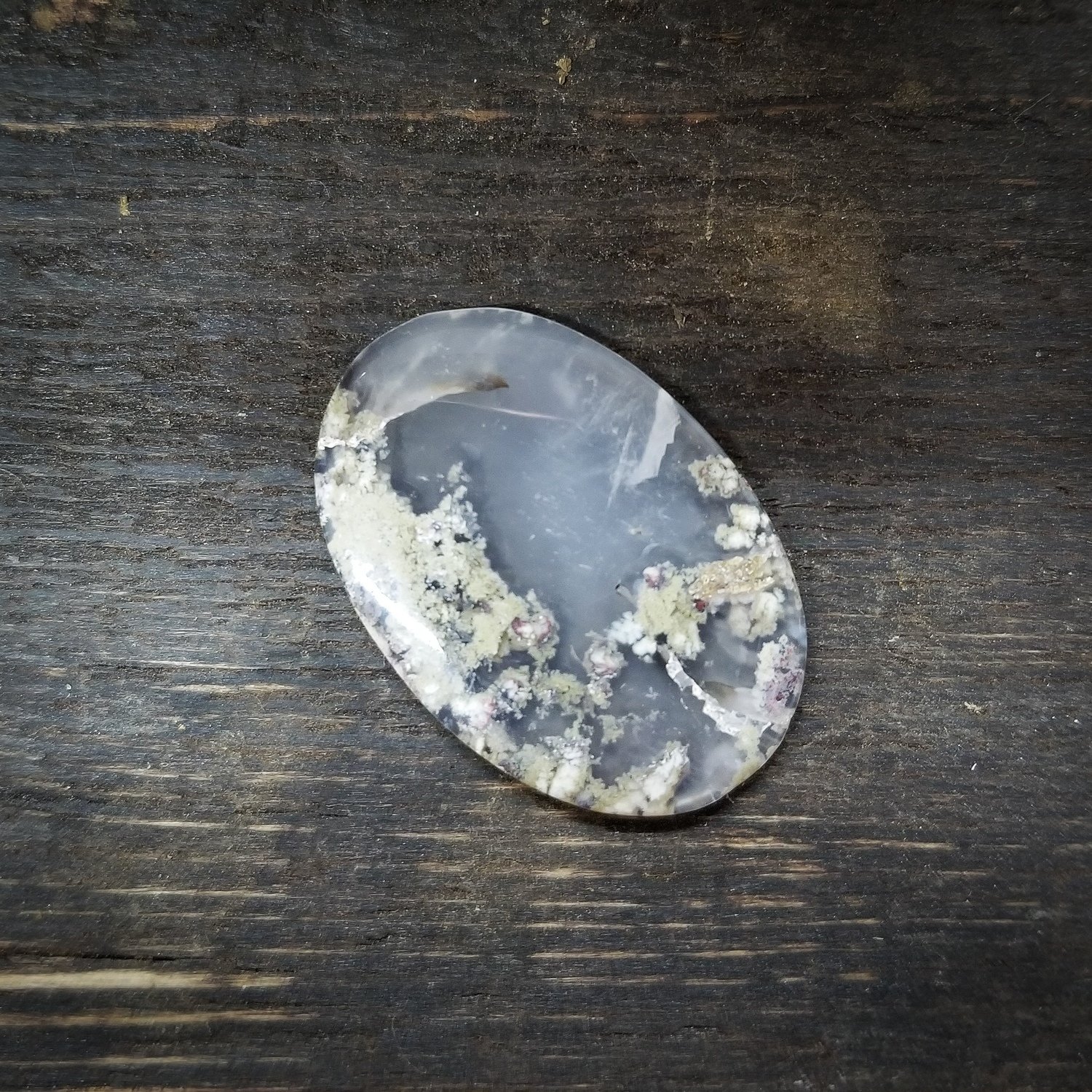 Indonesian Moss Agate Cabochon