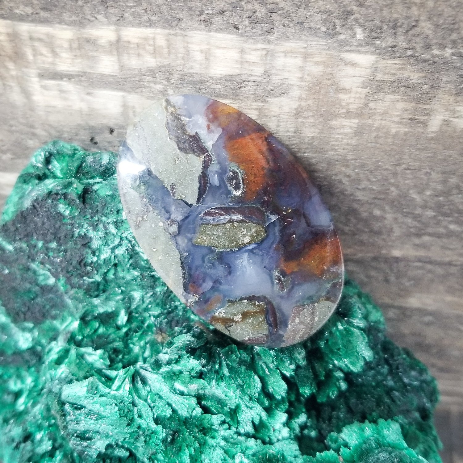 Indonesian Moss Agate Cabochons - Jewelry Making Materials - Agate ...