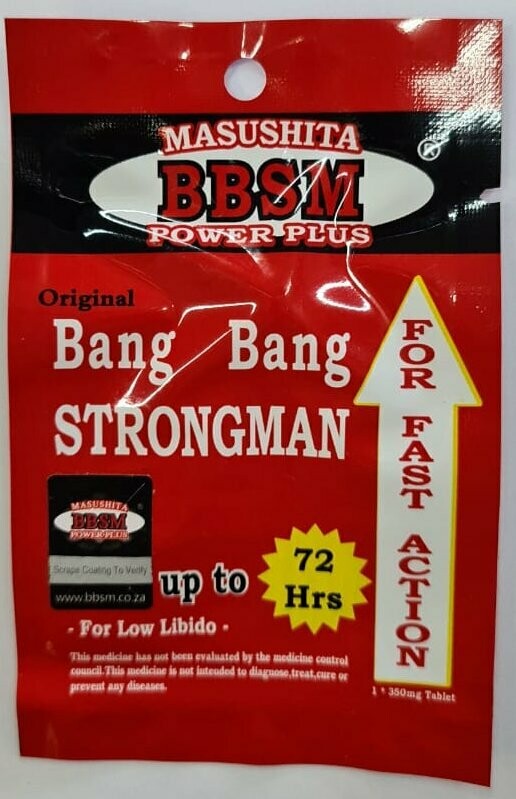 BBSM Bang Bang Strong Man (1 tablet) BBSM Erection Pill