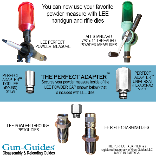 Perfect Reloading Powder Measure Adapters™