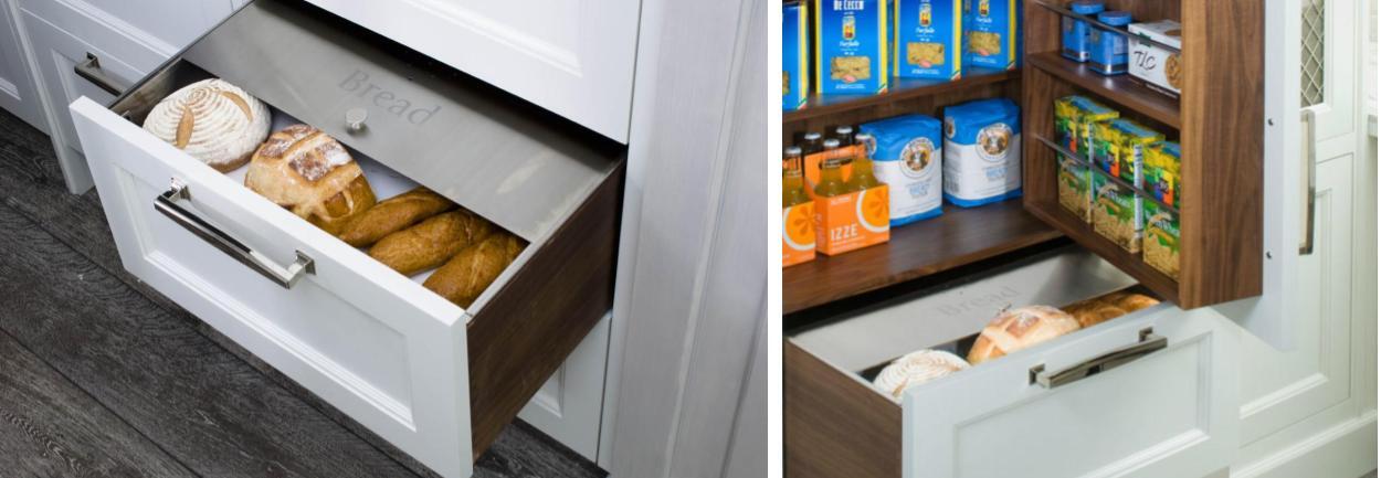 Stainless Steel Bread Drawer Inserts