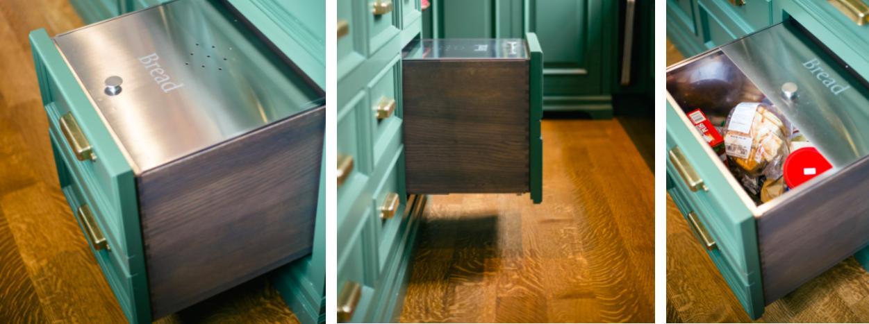 Stainless Steel Bread Drawer Inserts