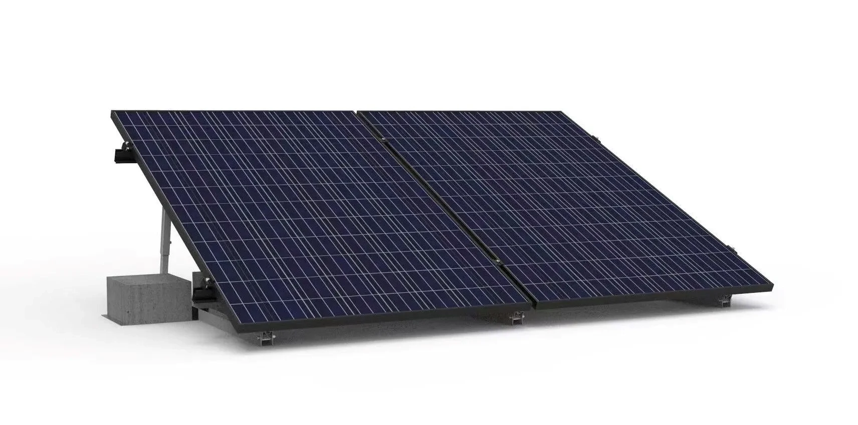 PV Montagesystem für Flachdach