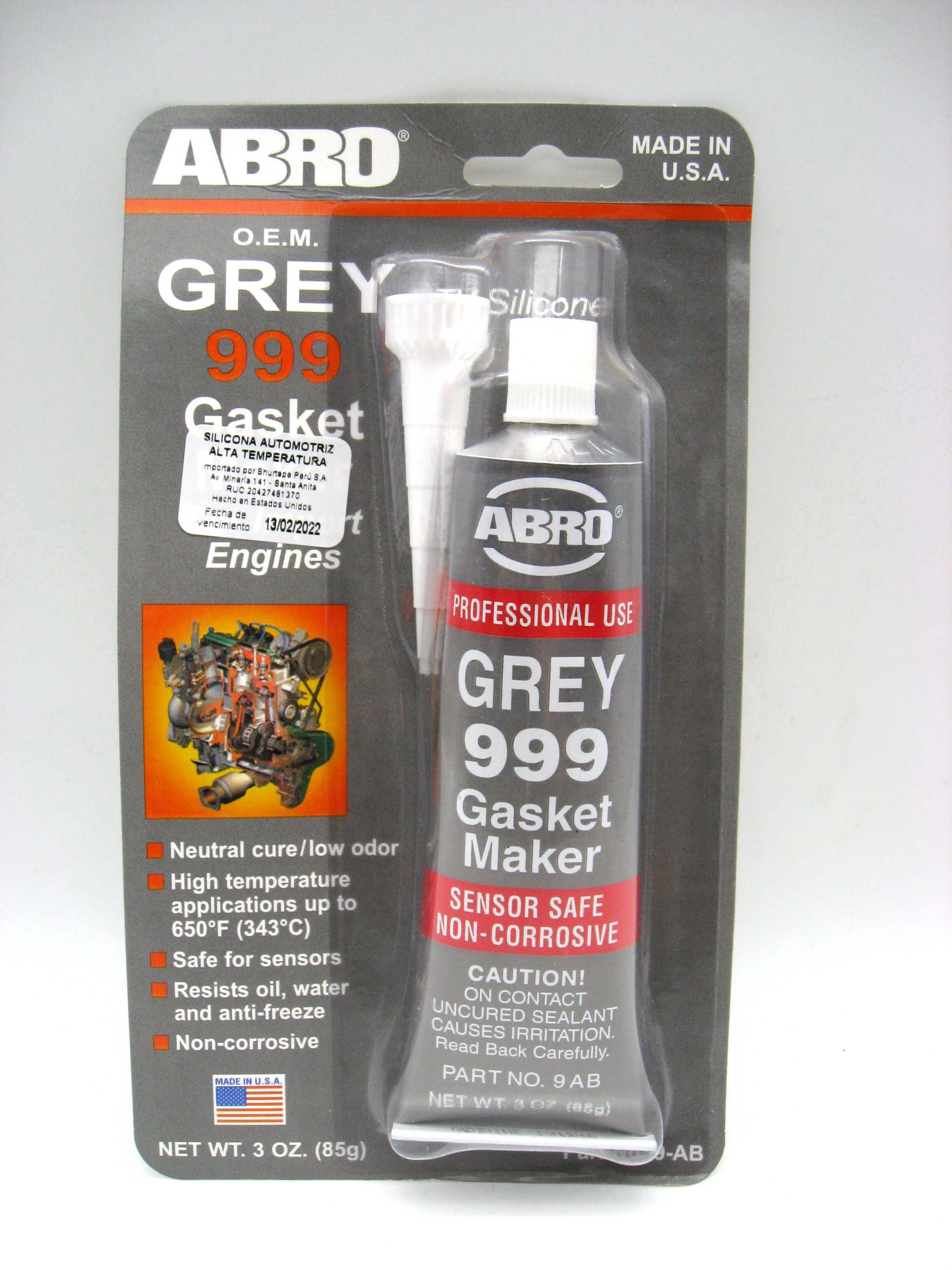 SILICONA ABRO 999 GREY - !! COMPRAR Y DELIVERY