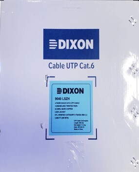 DIXON 9040 UTP CAT 6 - DISTRIBUIDOR CABLES DIXON 2021