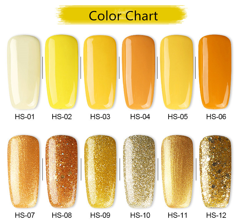AS Gel Polish - Yellow Series