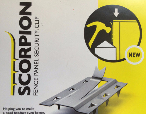 Scorpion Fence Panel Security Clip