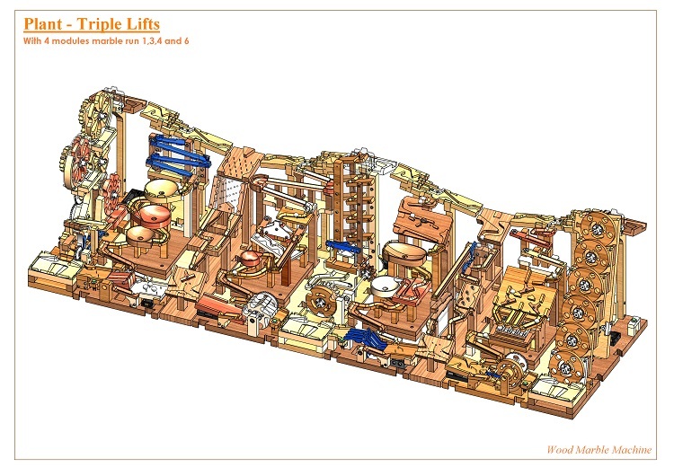 Marble Machine Plant - Triple Lifts