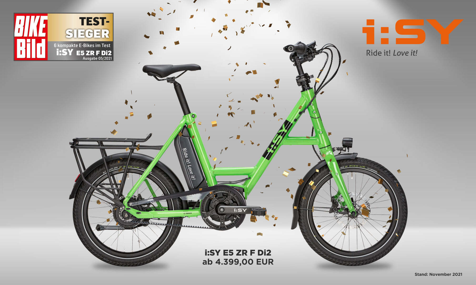 iSY E5 ZR F Di2 Performance CX, 5-Gang Automatik Riemen