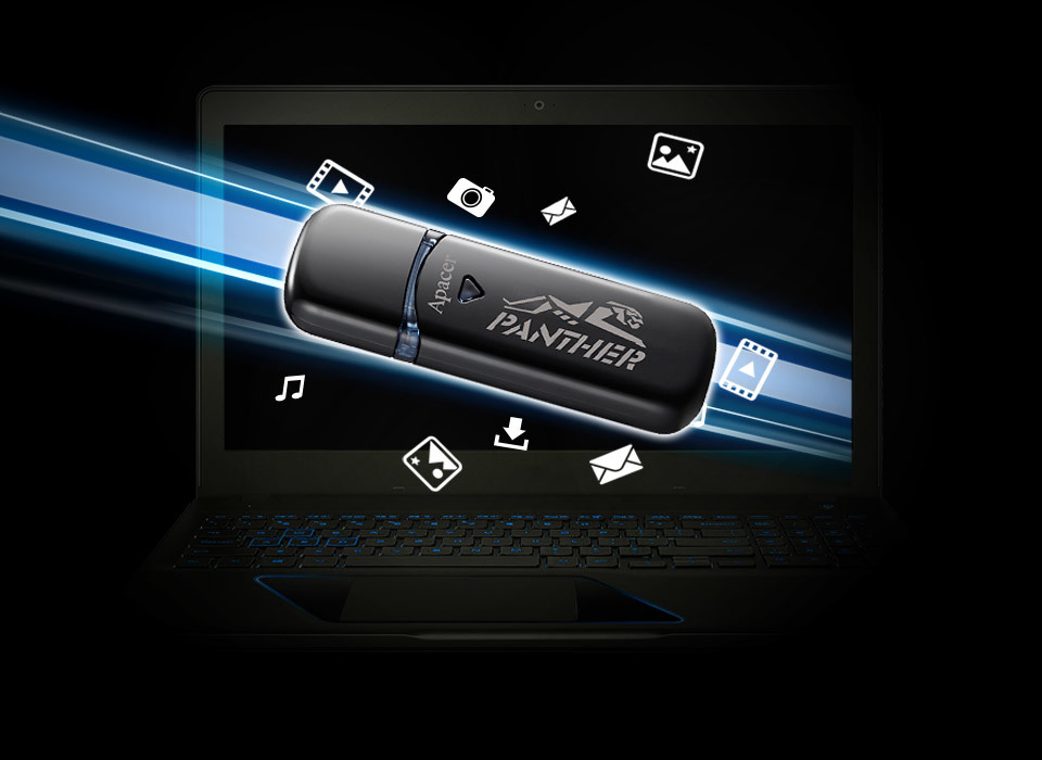 Apacer AH355 PANTHER USB 3.1 Gen 1 Flash Drive 8GB