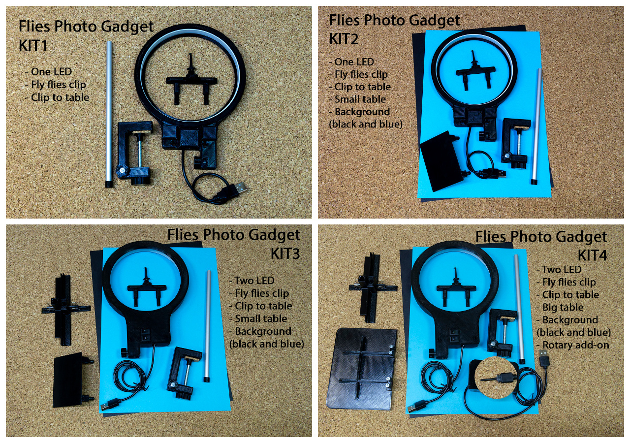 Photography system "Flies photo gadget"