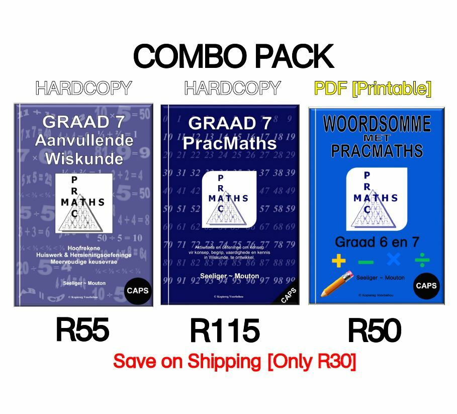 Graad 7 Wiskunde Boeke + Memos