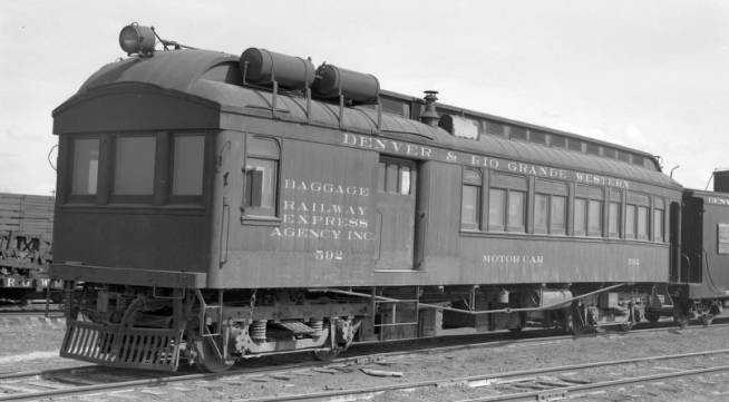 LaBelle HO-85 Limited Run "Once Only" Powered D&RGW Gasoline Rail Motor ...