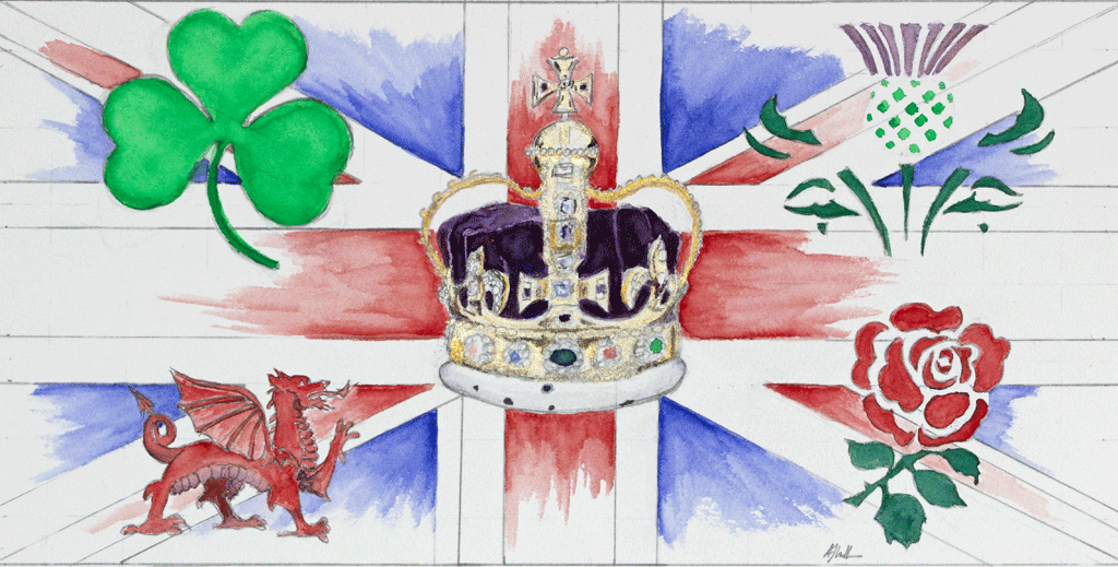 A J Ludlow The Colours of the United Kingdom Professional Watercolour ...