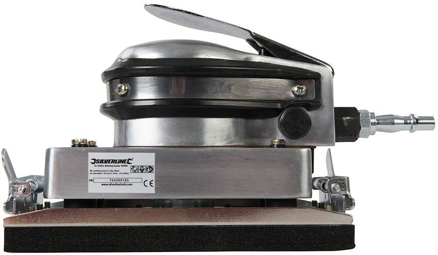 Silverline Air Orbital Jitterbug Sander 90 x 170 x 12mm