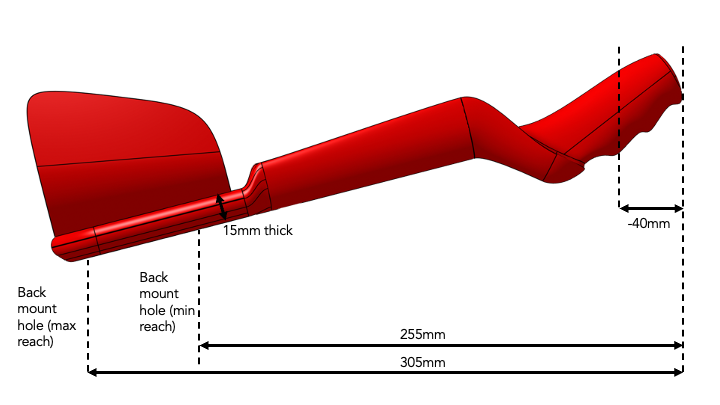 AeroCoach Ascalon carbon aerobar extensions