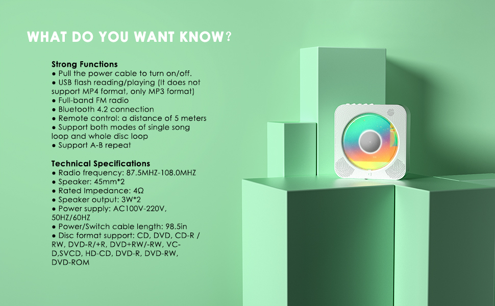 Wall Mountable DVD Player | Mydash