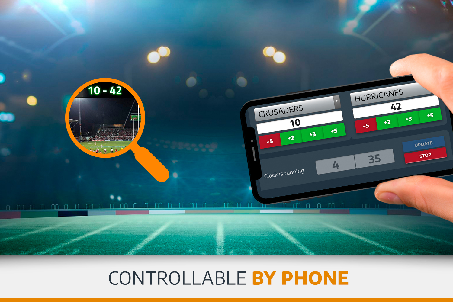 Sports clock and Scoreboard plugin for SPX-GC