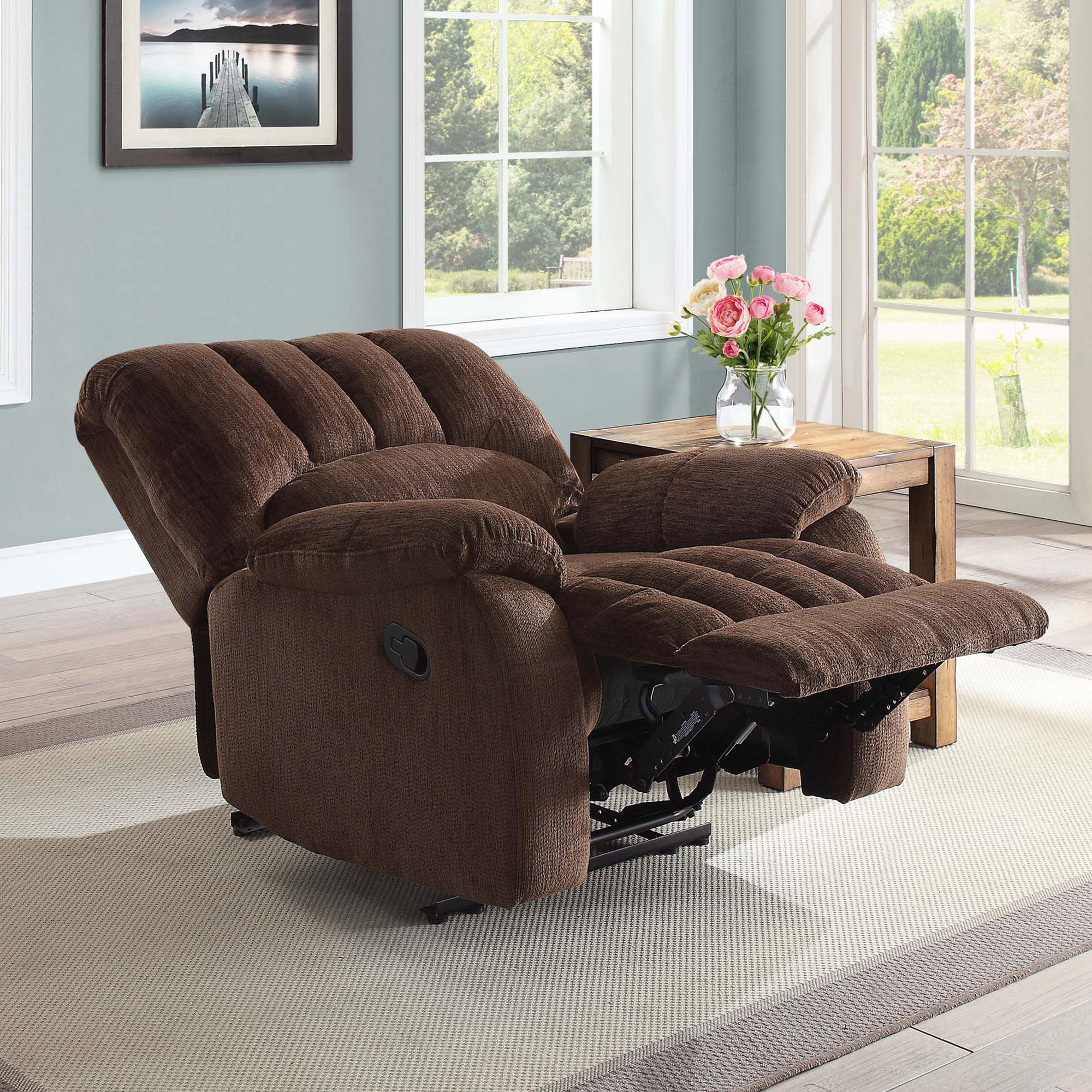 Recliner with Pocketed Comfort Coils