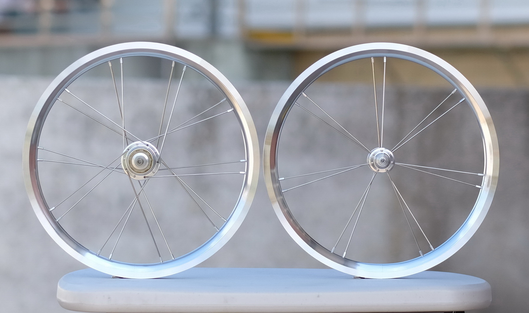 Brompton 349 Light Weight Wheelset 4 speed possible (H&H)