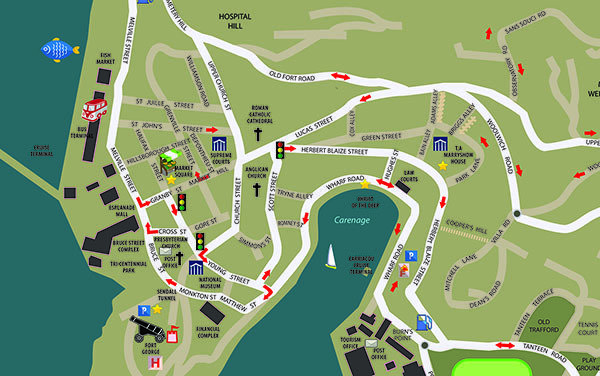 Travellers Guide and Maps Grenada