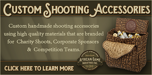 African Game Industries | Genuine African Zebra Skins Leather Shotgun ...