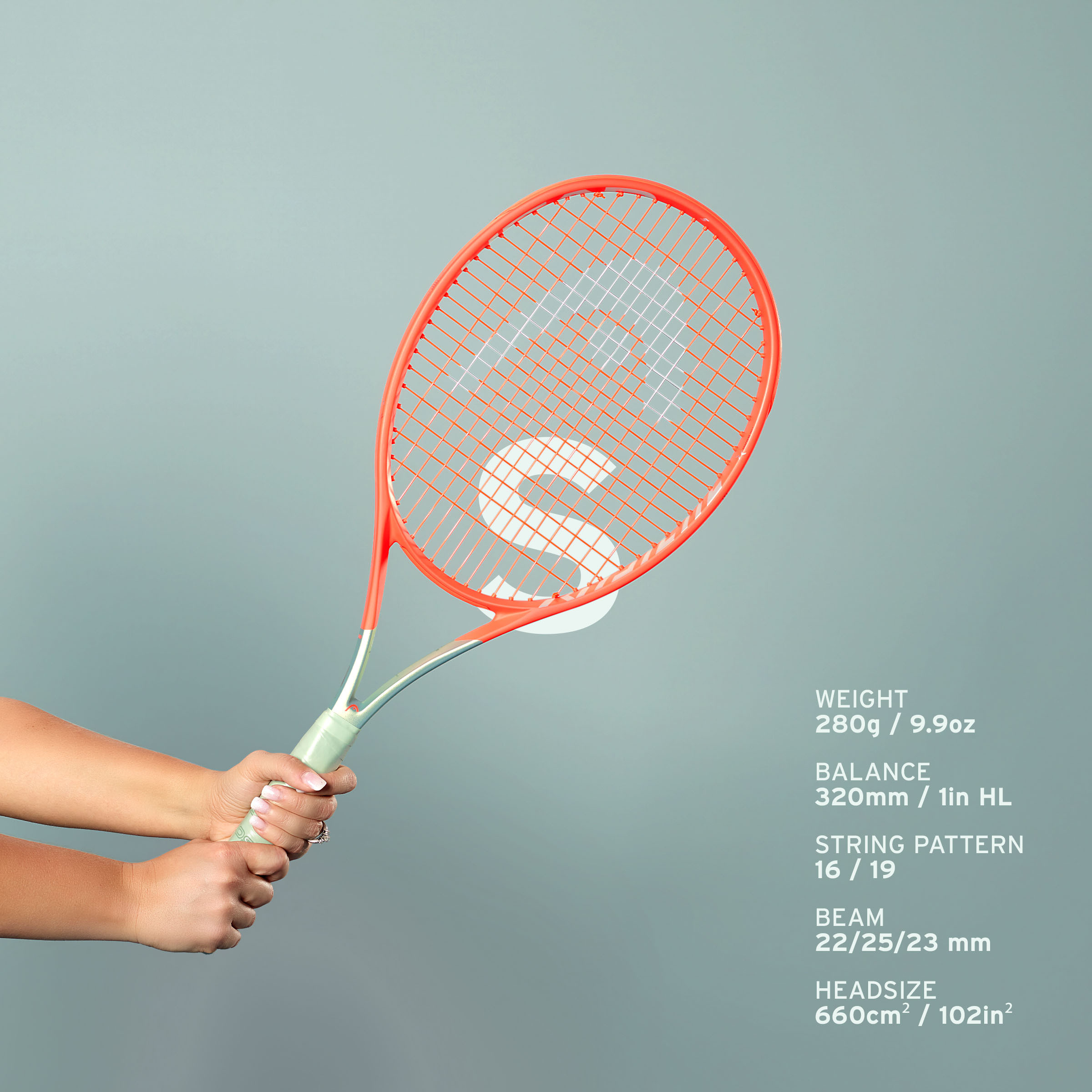 Head Graphene 360+ Radical MP Tennis Racket - Orange