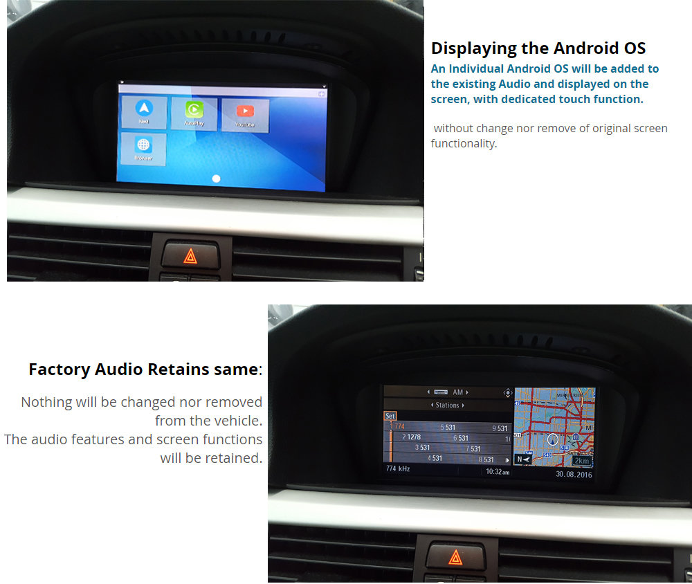 [2005-2008] BMW E90 3 Series CCC iDrive Integrated Android OS Retrofit ...