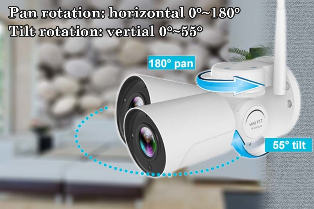 Qube Wifi 360 PTZ Outdoor 4X 2.0 CCTV Camera (Available from Display)