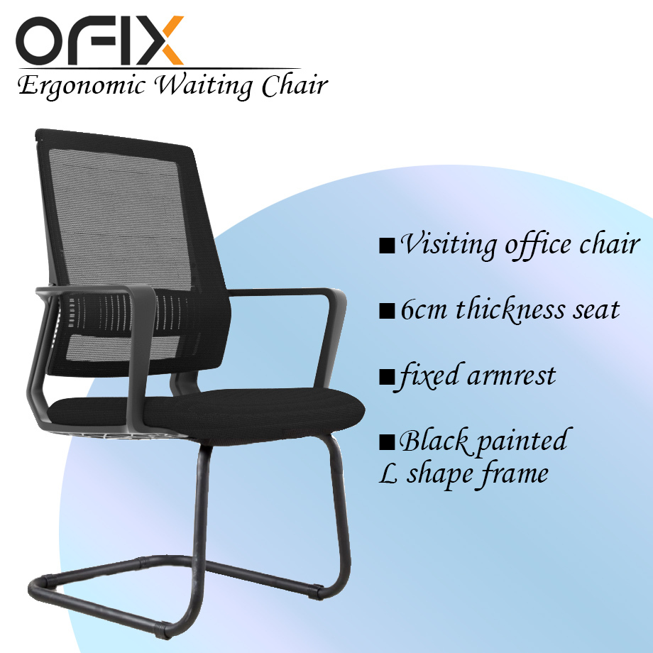 Ofix Deluxe-50W Mid Back Mesh Chair (Black) (Sold out, Reserve Now ...