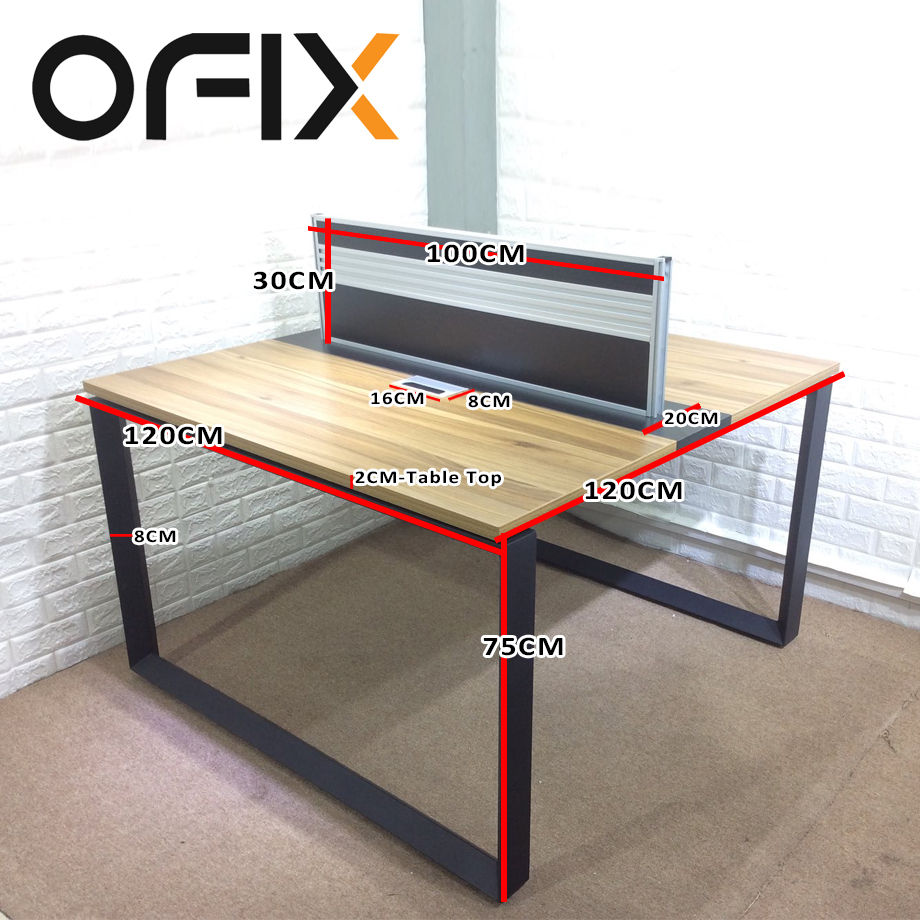OFIX 251-OF Workstation Desk 2-Seater