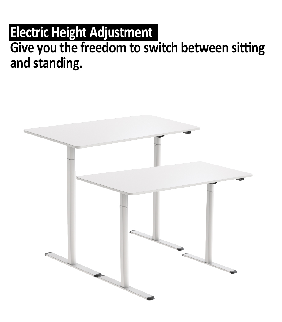 Ofix Silas Gaming Electric Height Adjustable Single Motor Desk (120*60 ...