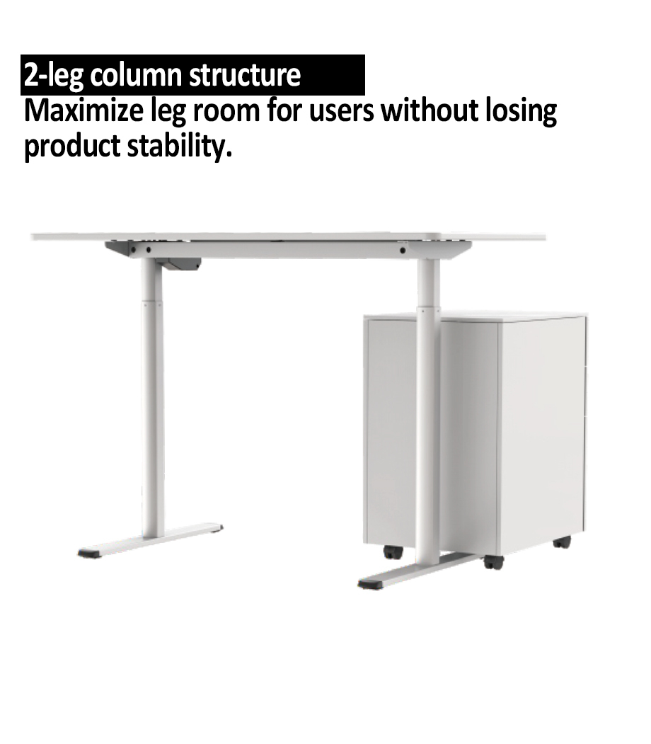 Ofix Silas Gaming Electric Height Adjustable Single Motor Desk (120*60 ...