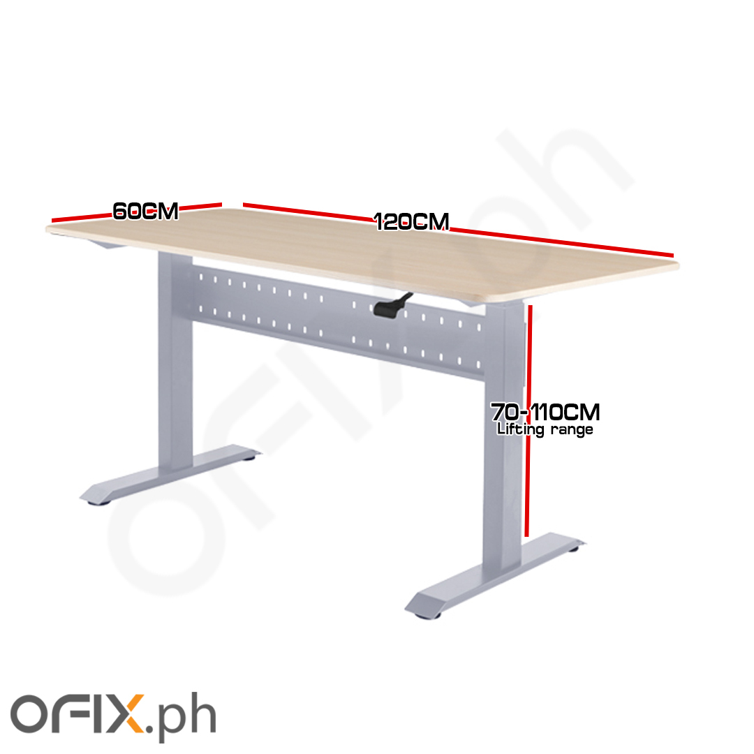 Ofix HDF103 (120x60) Gas Lift Height Adjustable Desk