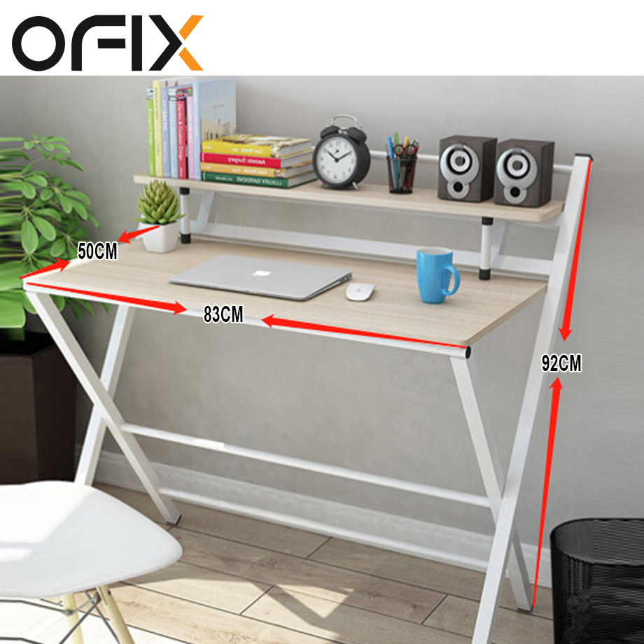 Ofix Desk 9 Foldable (83x50) (Teakwood)