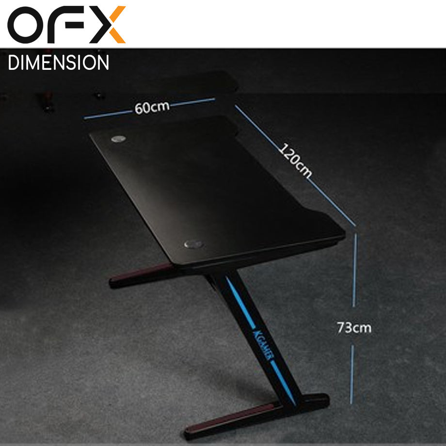 OFX Desk Z Gaming Table with RGB Light