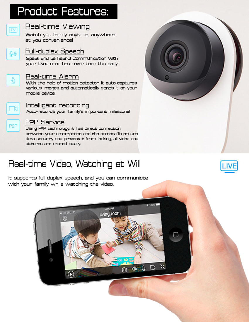 Qube Wifi 130 1.3 CCTV Camera (Limited Stock Only)