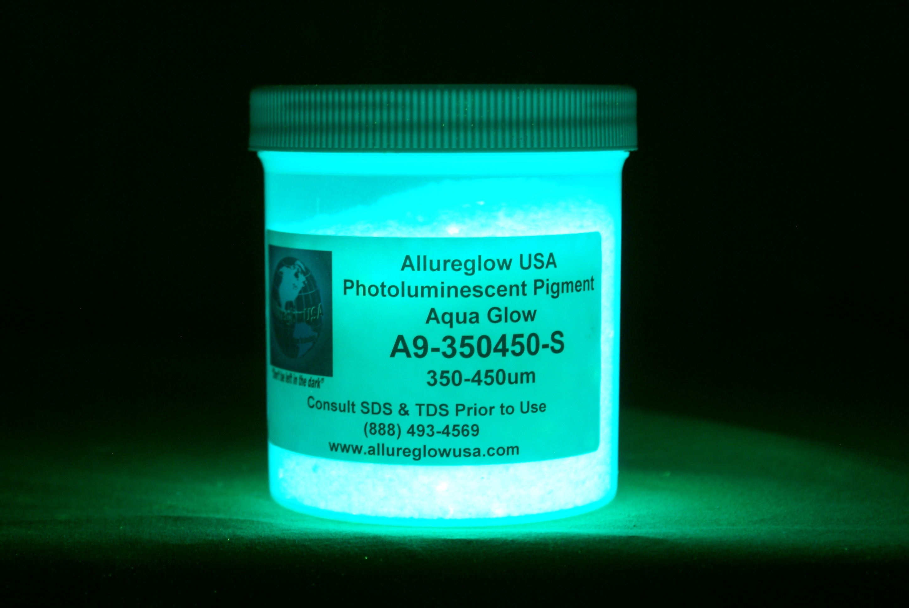 A9-350450-S A9-350450-S 350-450 MICRON PHOTOLUMINESCENT/AQUA GLOW IN ...
